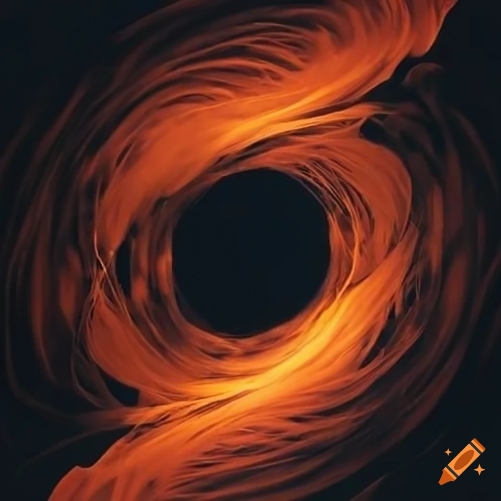 Orange void on Craiyon