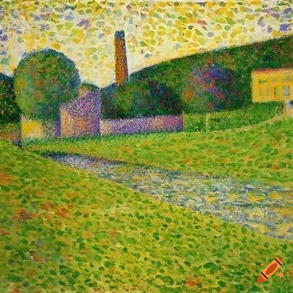 Seurat Paintings Close Up