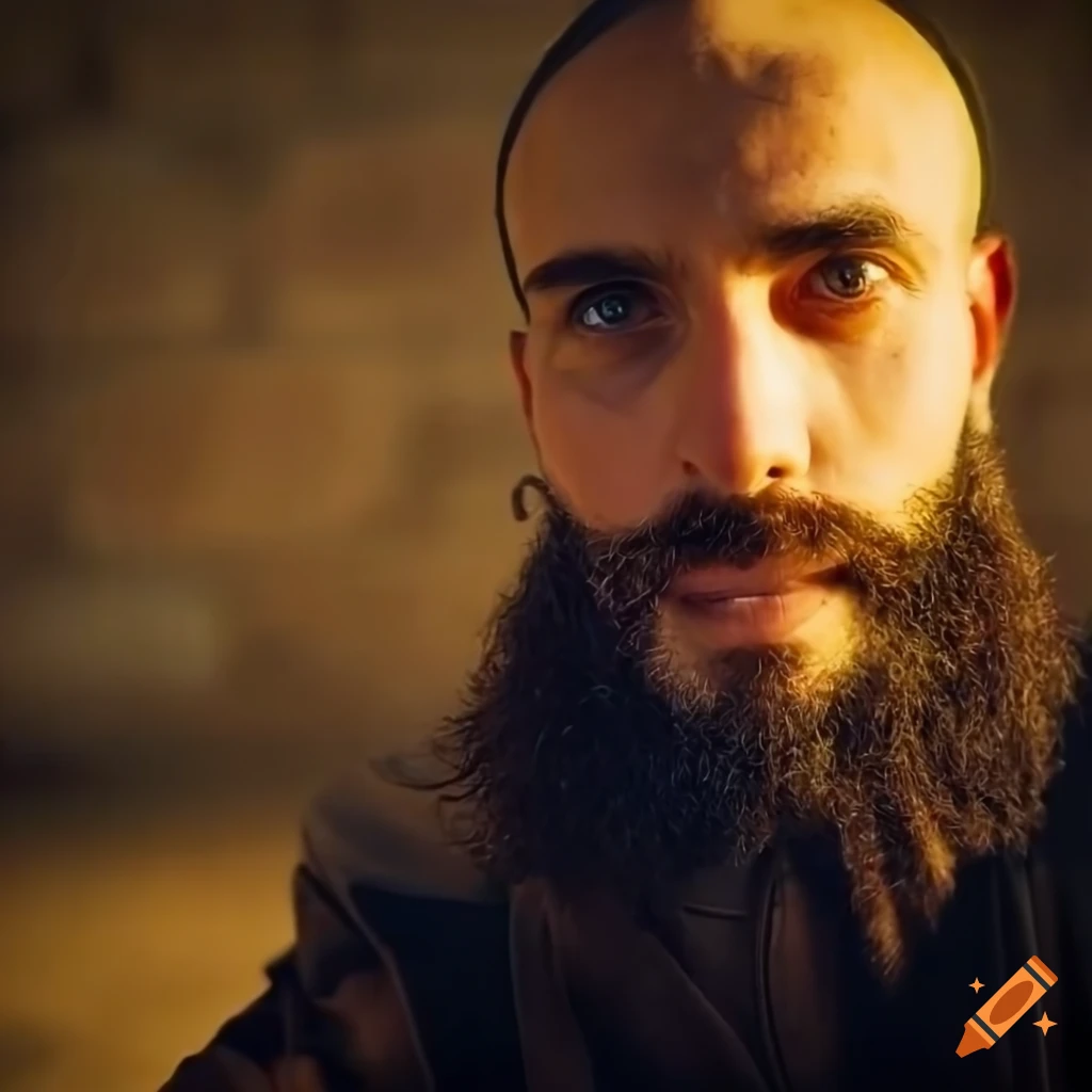 Selfie beautiful jude man in jerusalem with jude period clothes ...