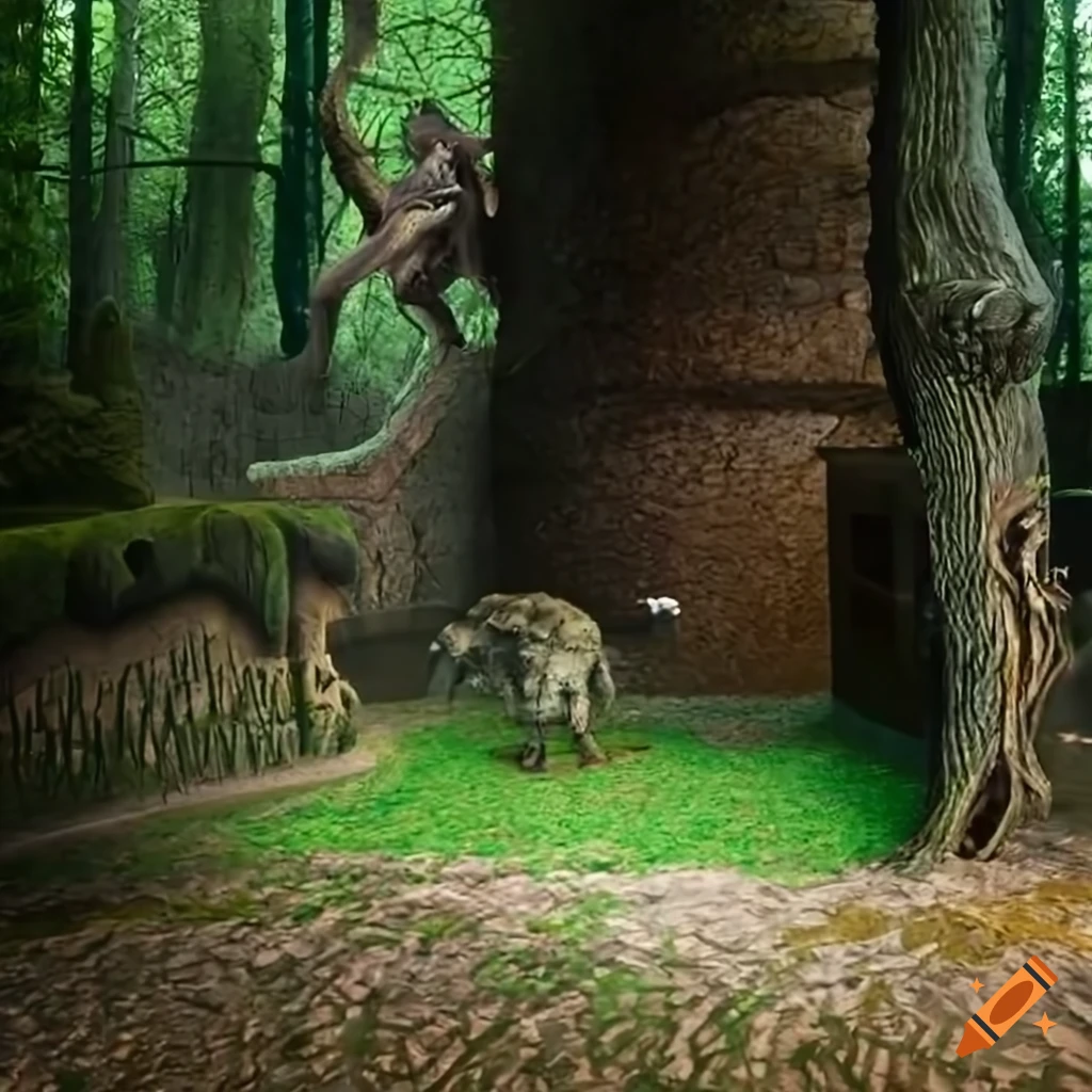 The Minotaur enclosure is a spacious and naturalistic habitat designed ...