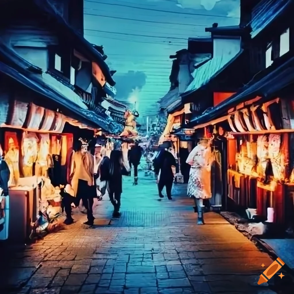 A japanese night market