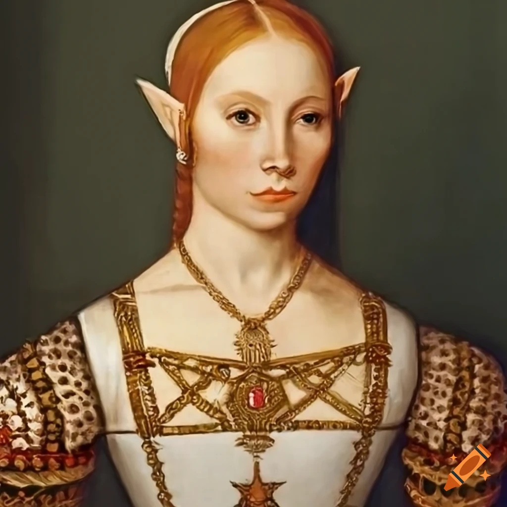 Portrait of princess zelda from the legend of zelda, 1536 by holbein on ...