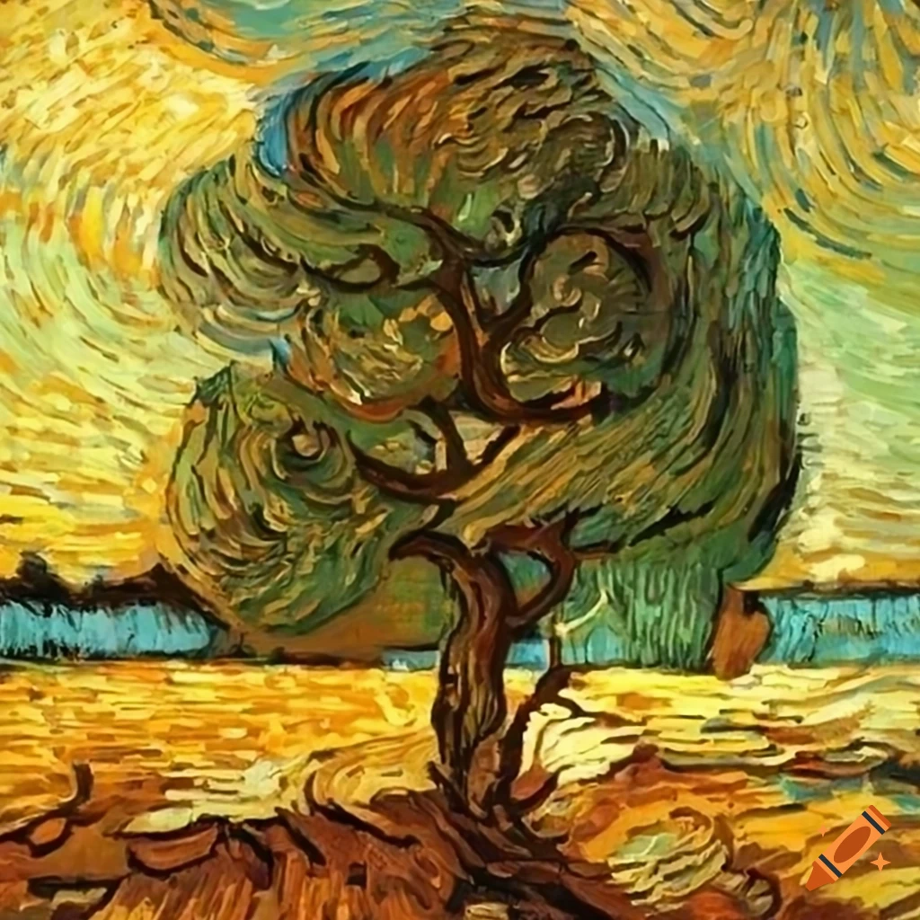 Trees van gogh