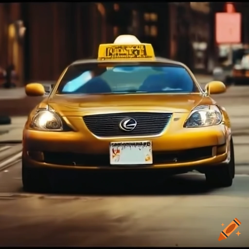 Lexus sc nyc cab taxi movie look on Craiyon