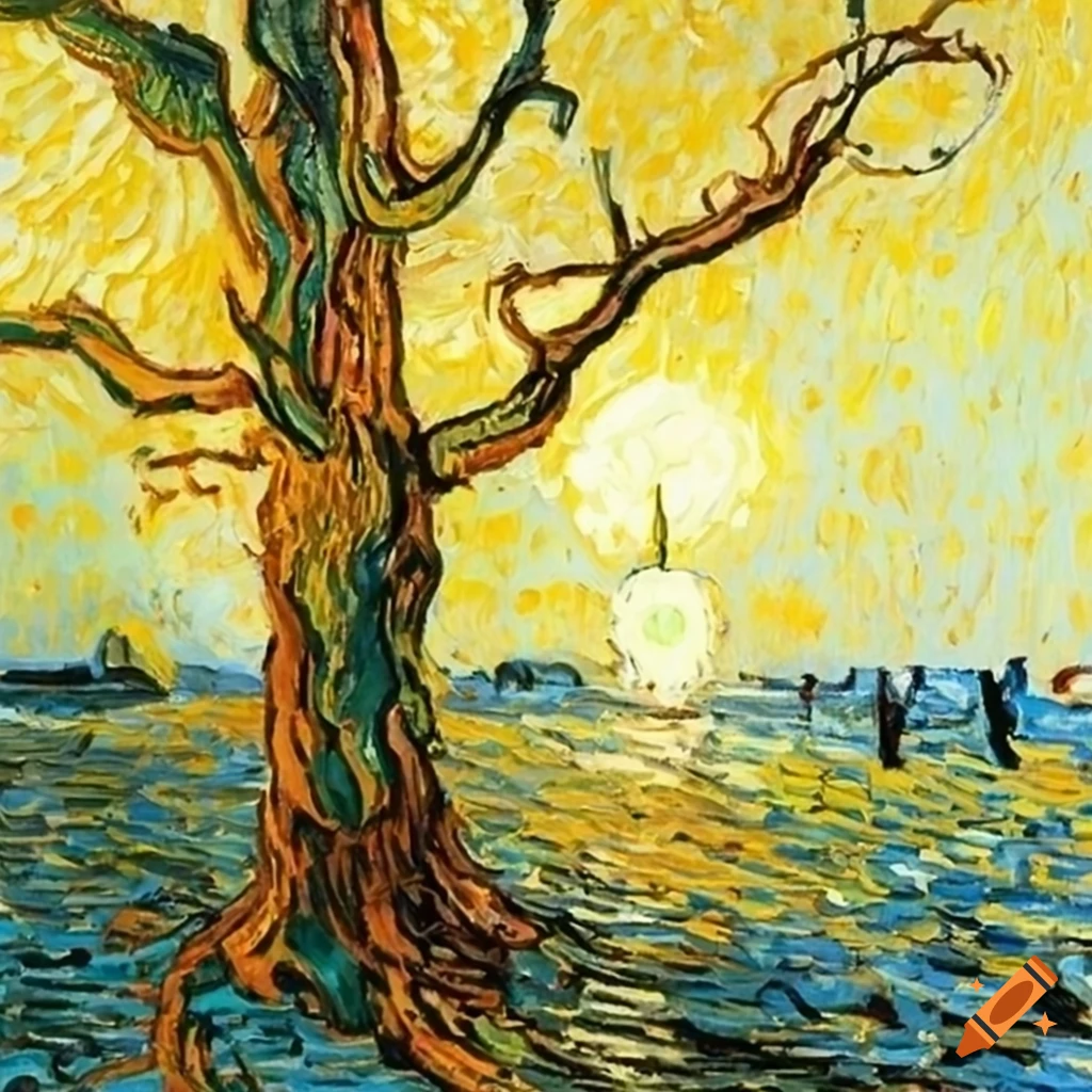 Trees van gogh