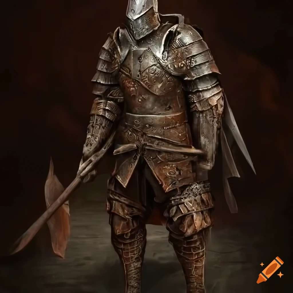 Rusted fantasy knight