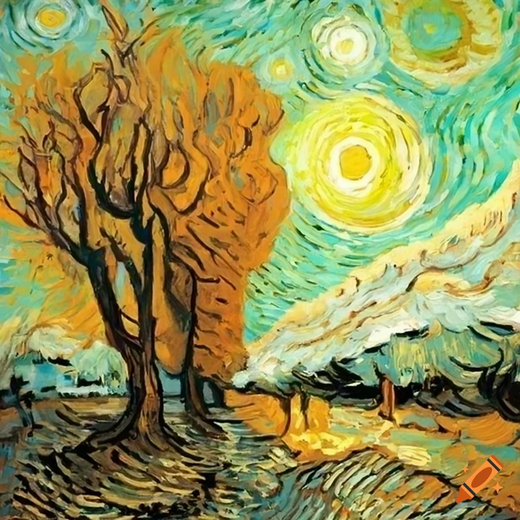 Trees van gogh