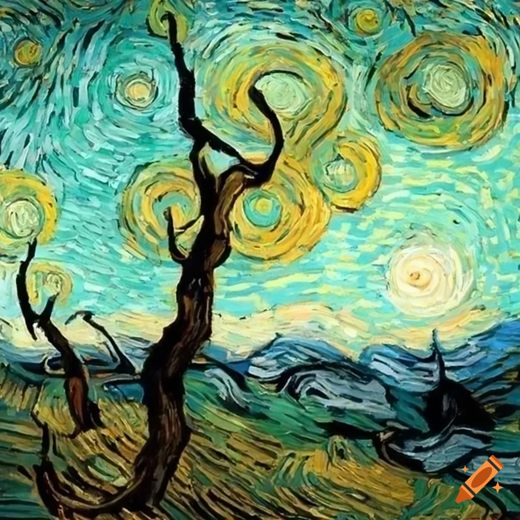 Trees van gogh