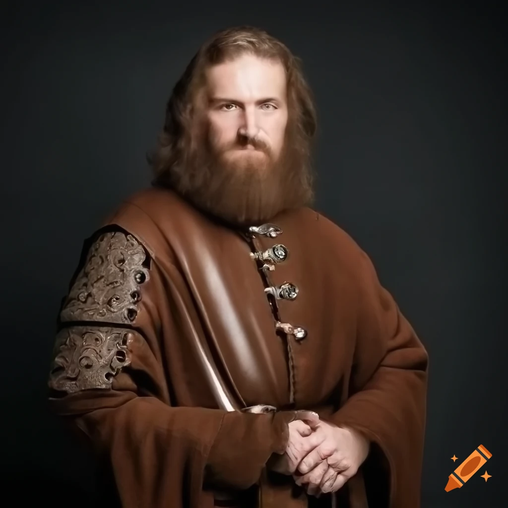 Medieval Lord, Brown Clothes, Detailed Clothes, Adult, Brown Hair ...