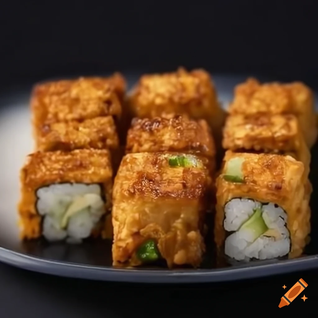 Fried tofu sushi
