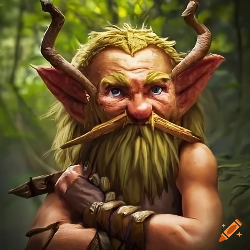 Dungeons and Dragons character, Profile picture style. Gnome Druid ...