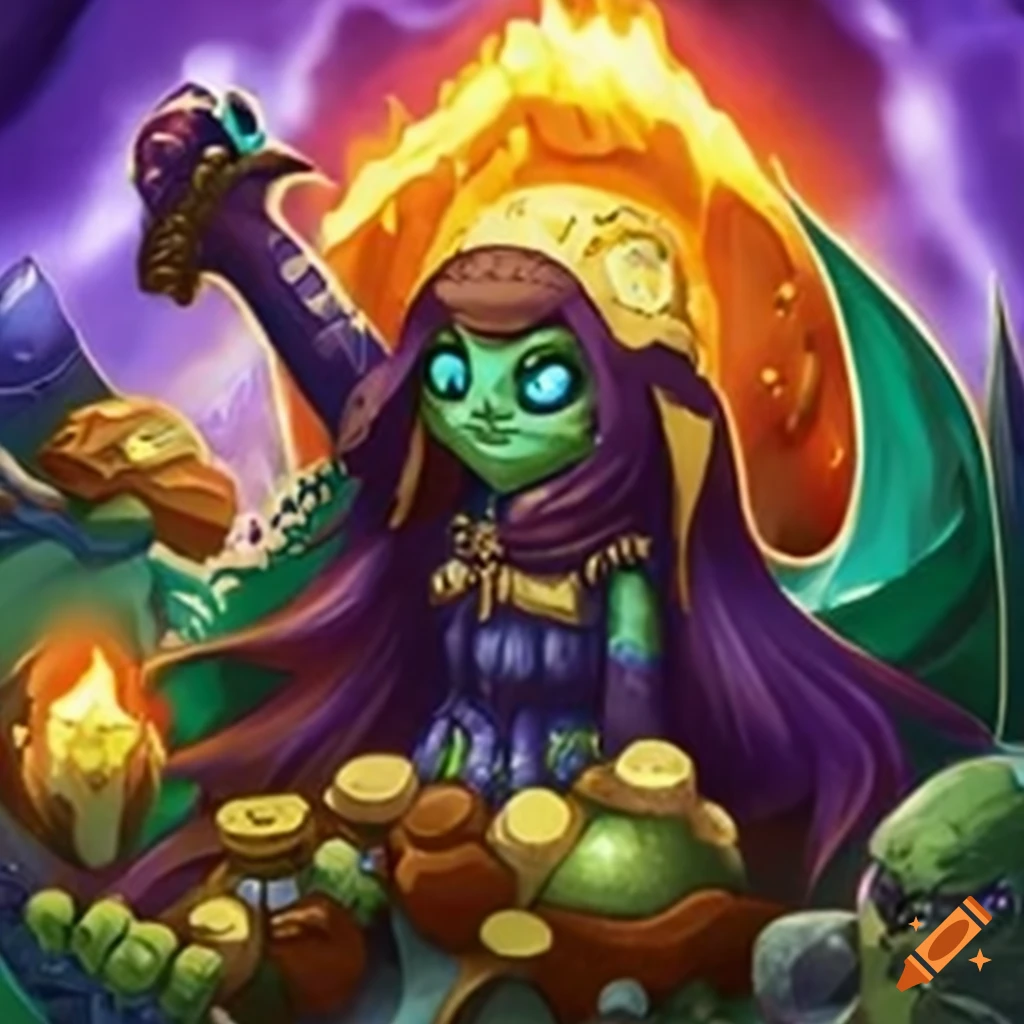 Crystal slimefolk artwork for duel monsters card game on Craiyon