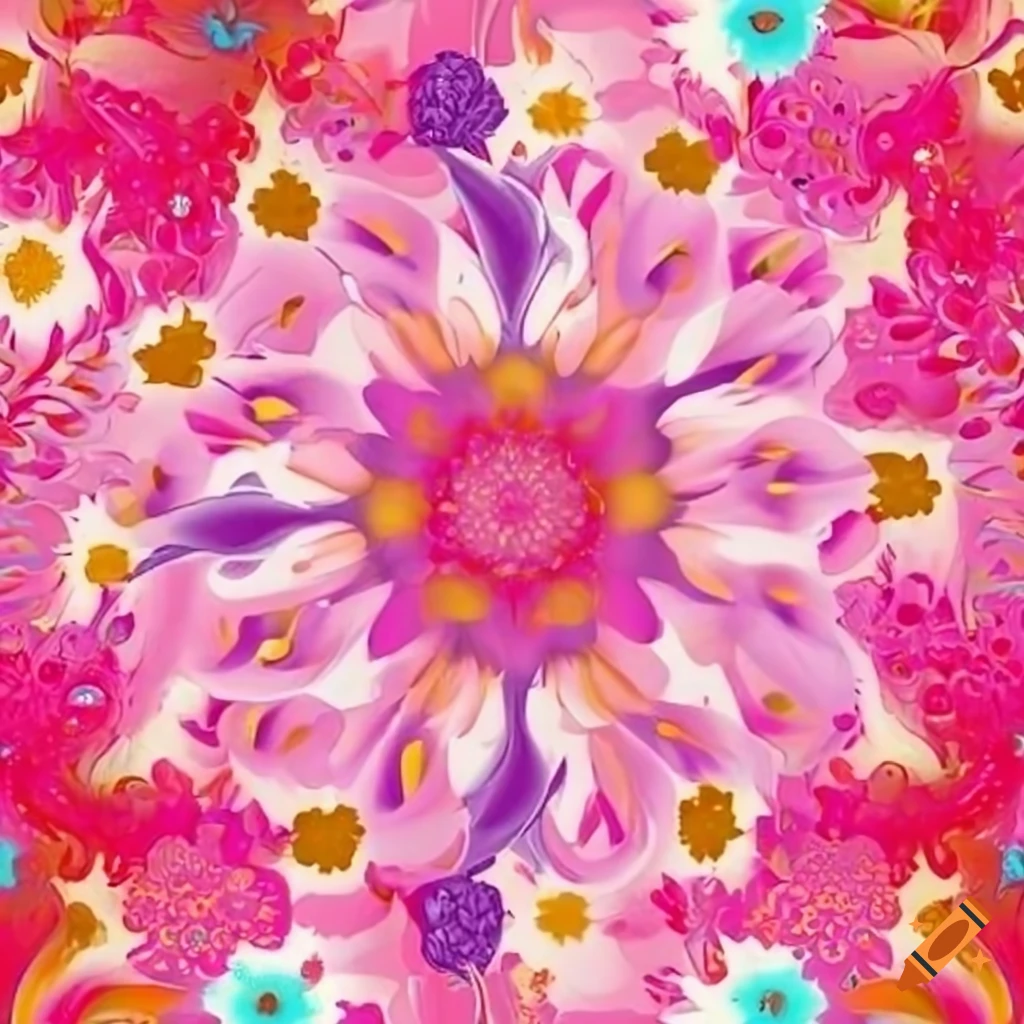 Flower bloom pattern