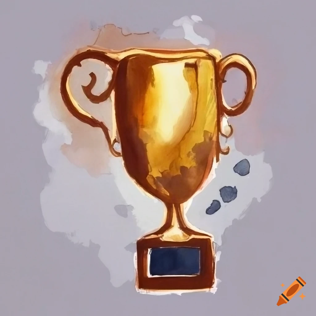 Trophy sketch idea on Craiyon