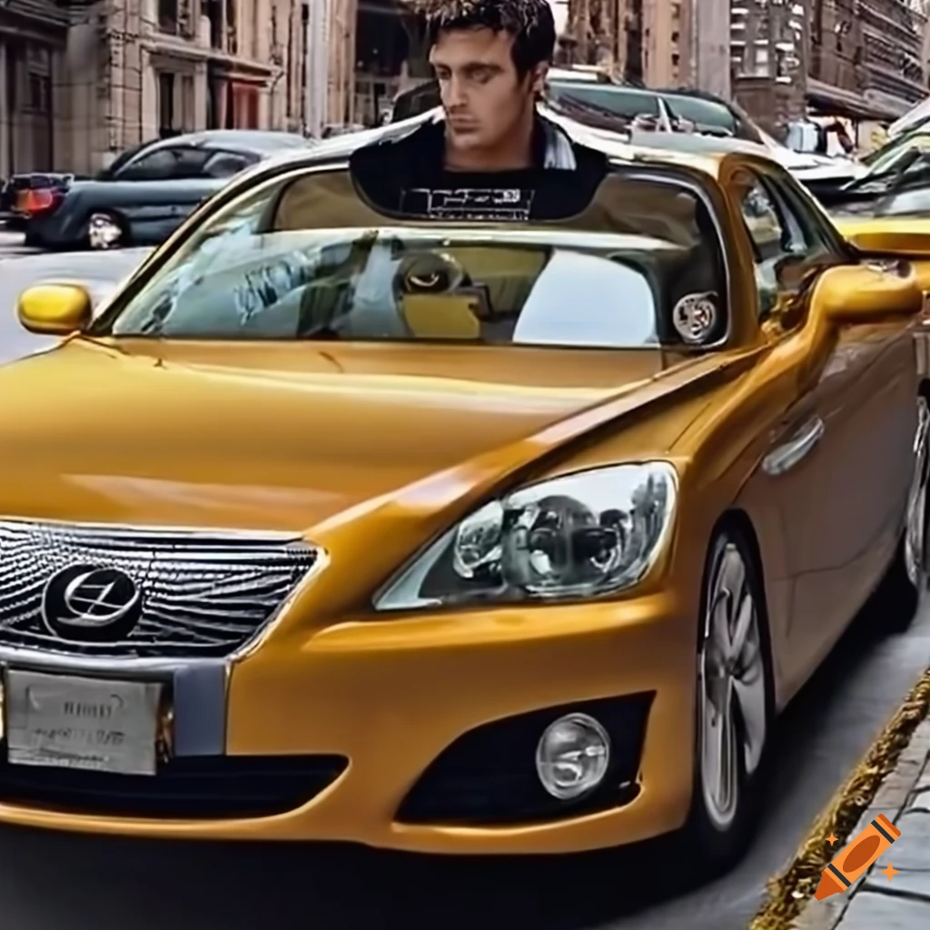 Lexus sc nyc cab taxi movie look on Craiyon
