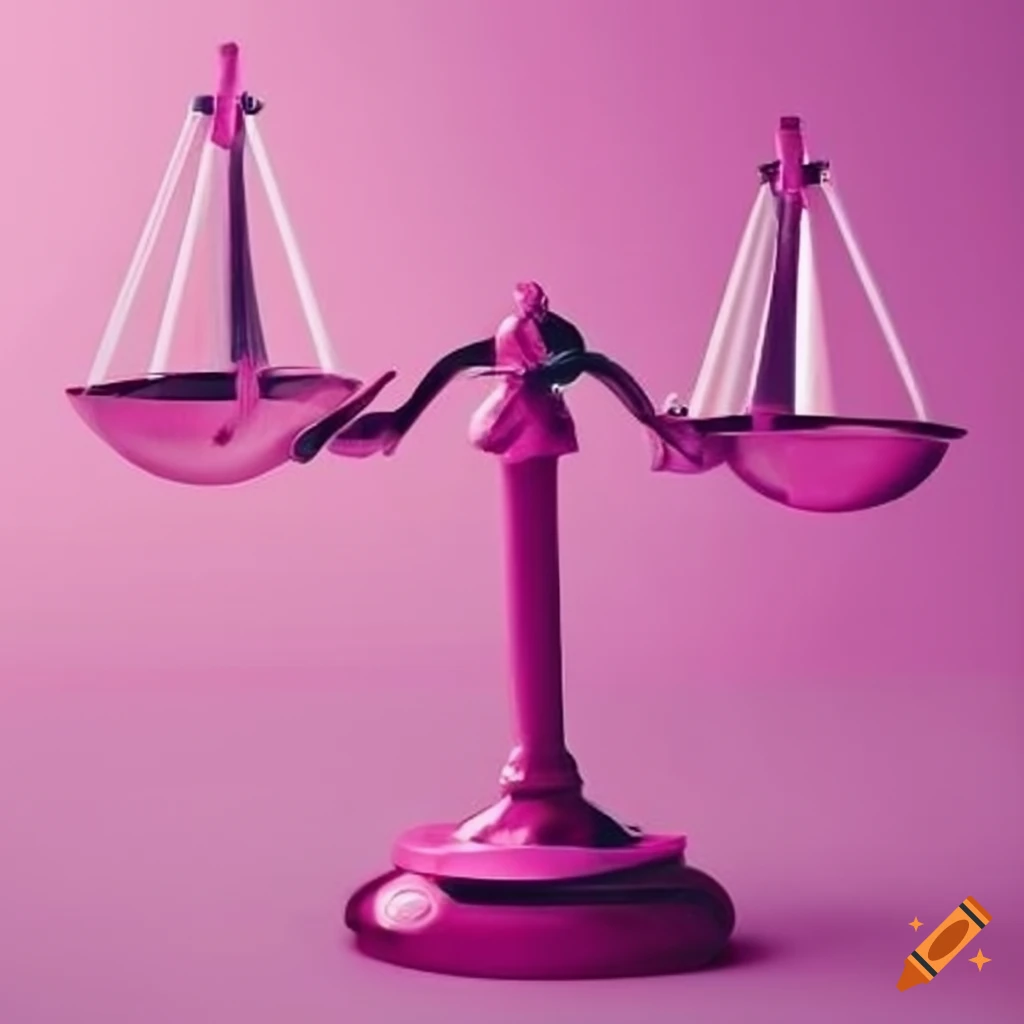 Pink law scale on Craiyon