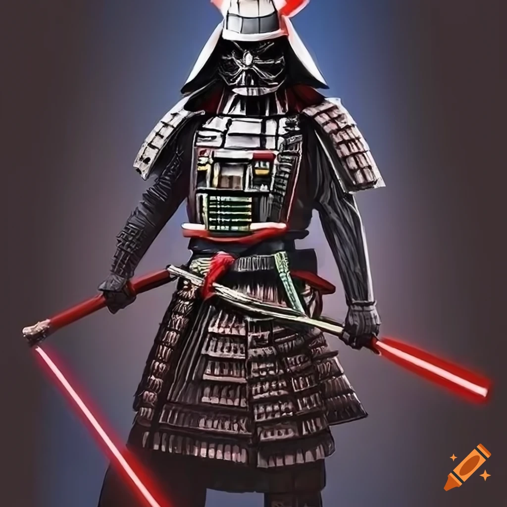 Darth vader samurai on Craiyon