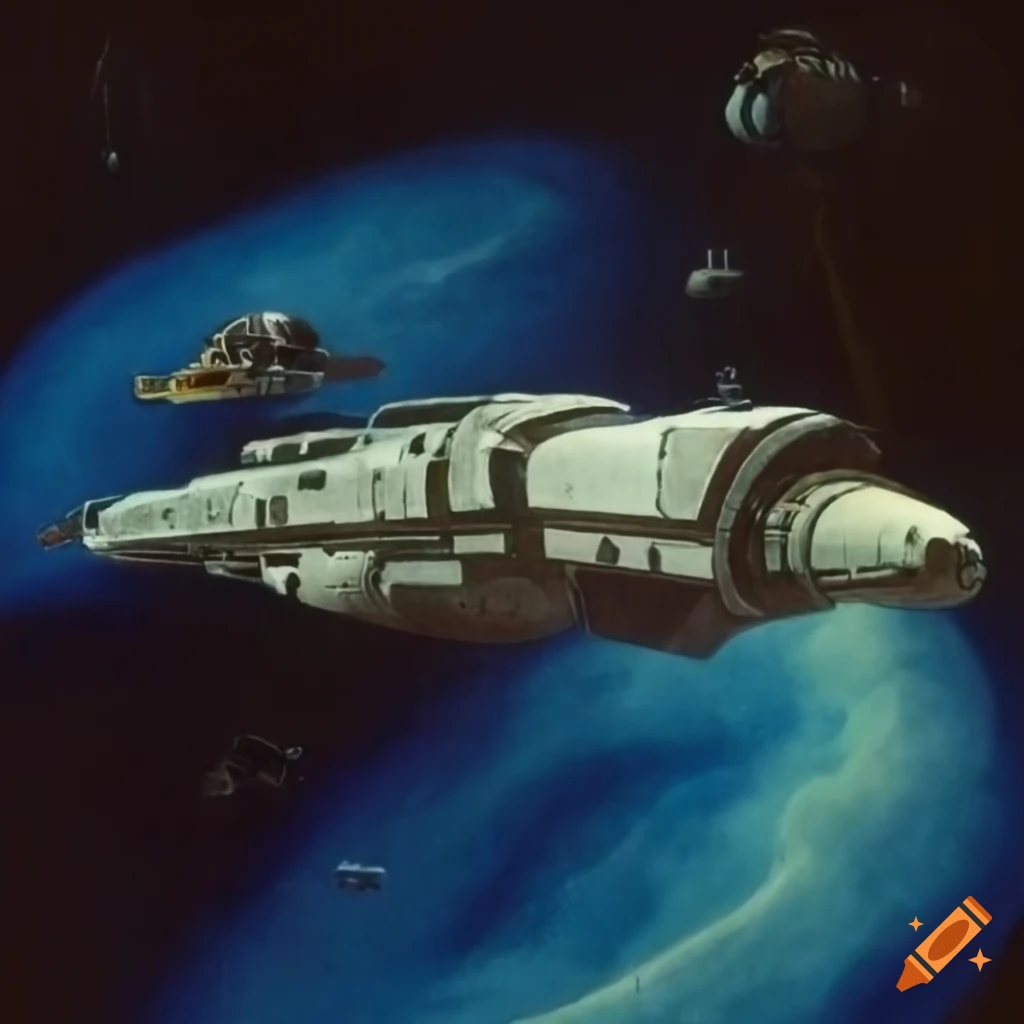 Trade federation cargo spaceship, langouste, ralph mcquarrie, bruce ...