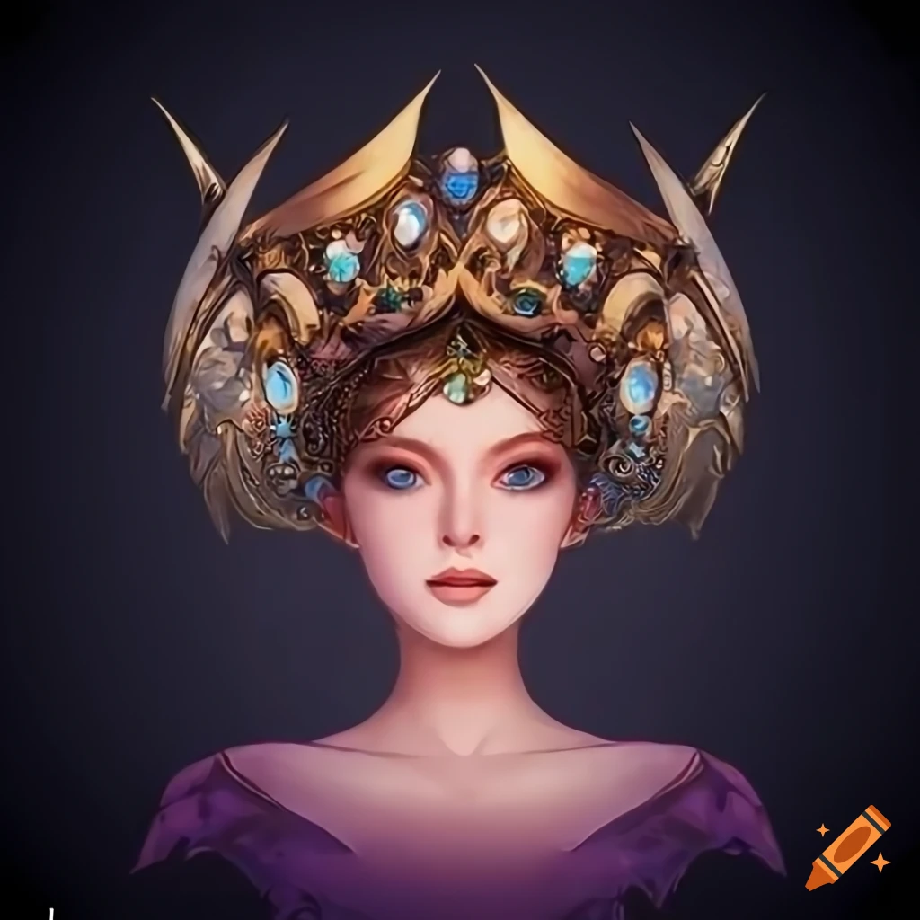 Fantasy tiara, high-detailed, 4k, icon