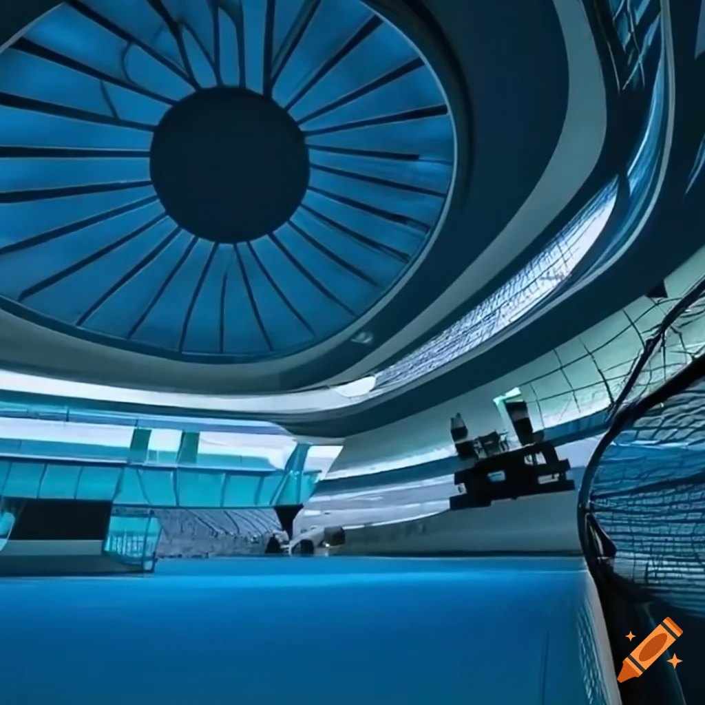 Futuristic tennis philippe chatrier stadium