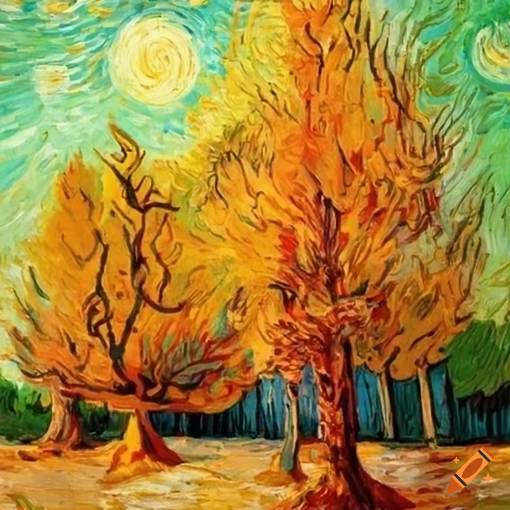 Trees van gogh