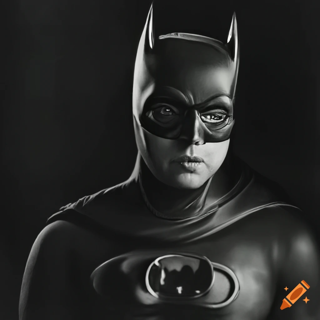 1950s photorealistic monochrome batman movie directed in the style of ...