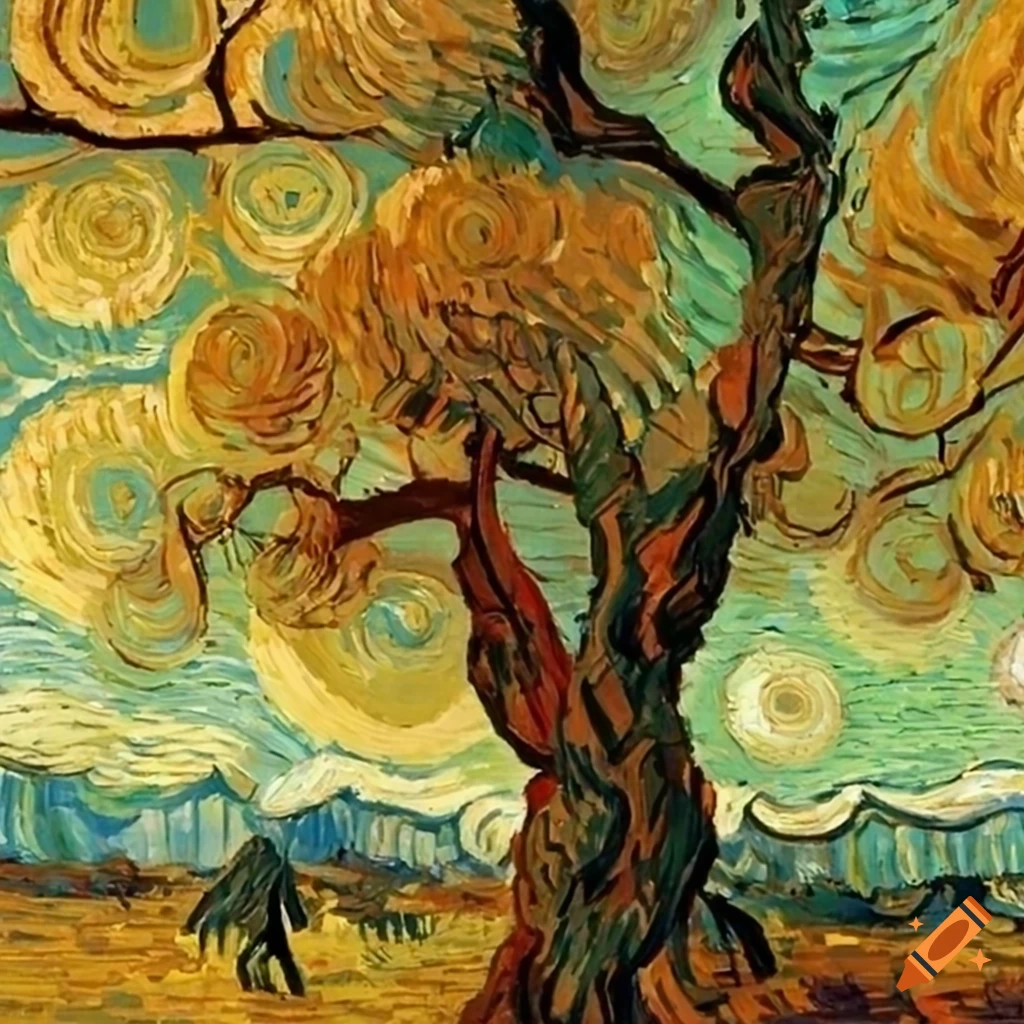 Trees van gogh