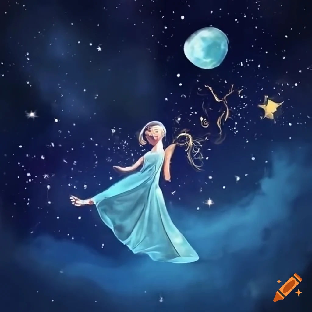 Fly me to the moon and let me play among stars on Craiyon