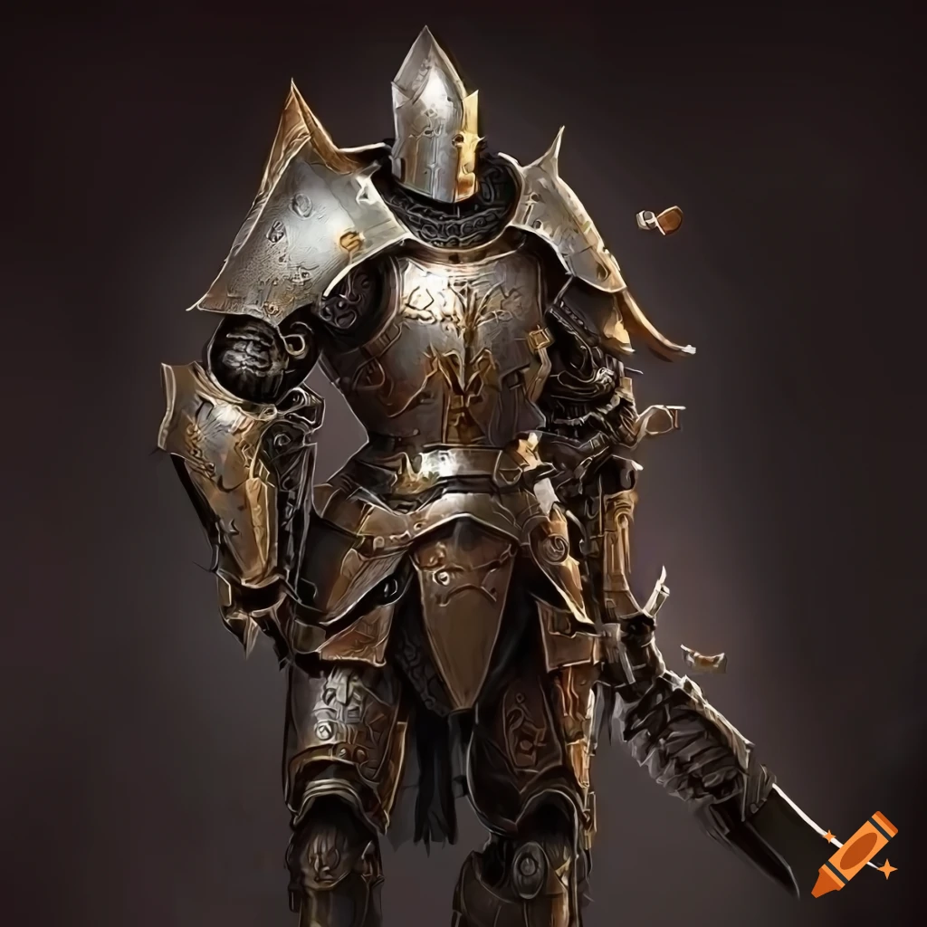 Mechanized fantasy knight