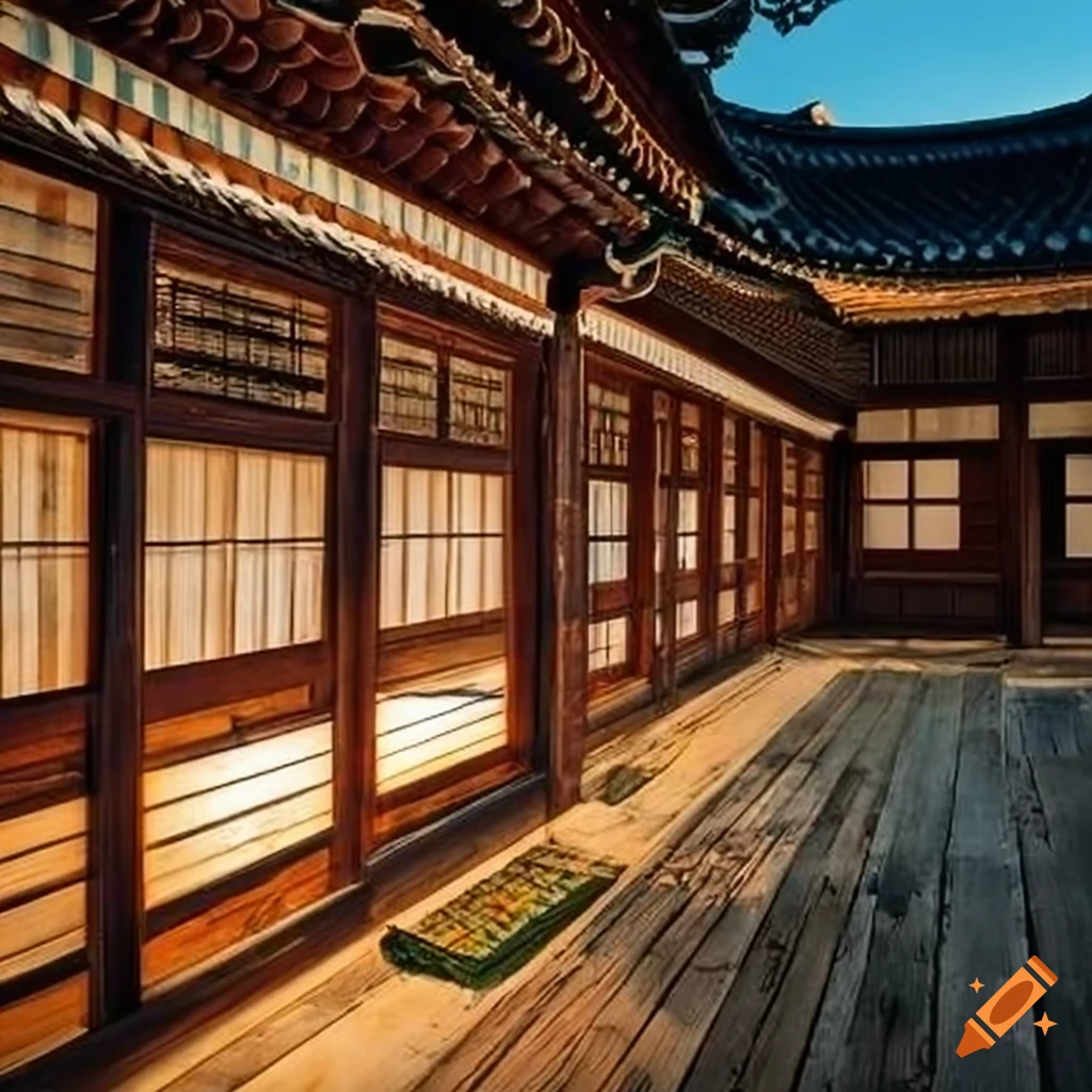 A korean house blending traditions in harmony with nature, modern on ...