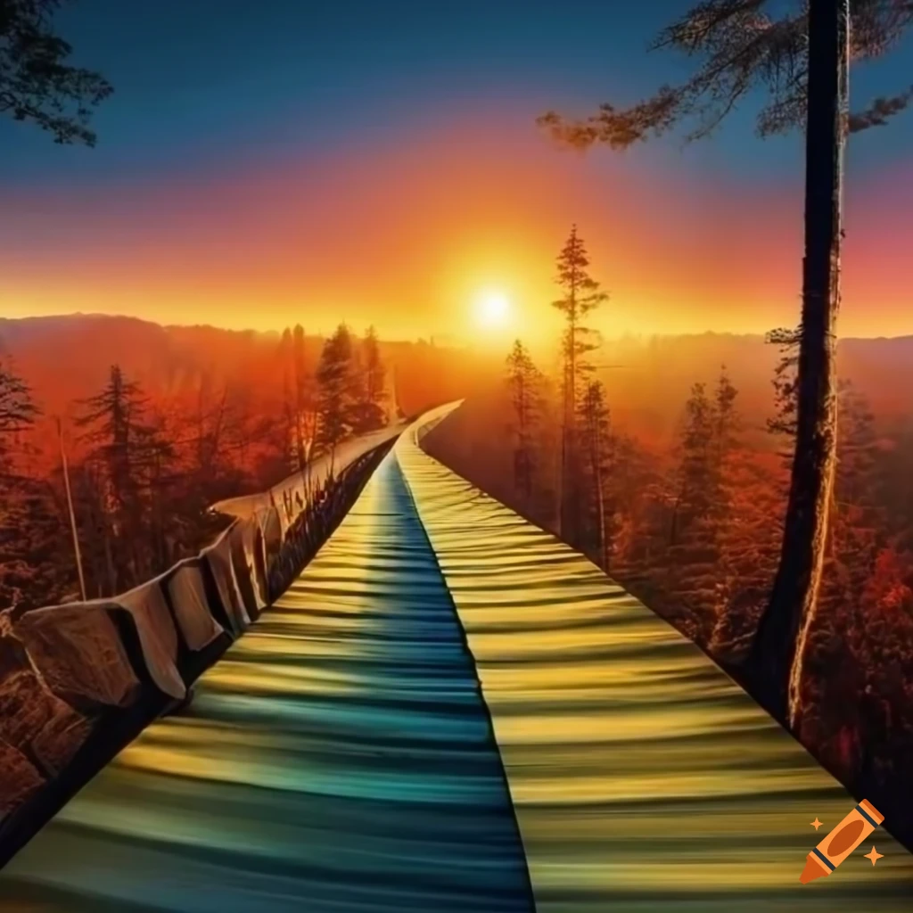 See unmittelbar vor einer kleinen klippe bei sonnenuntergang, rundherum ...