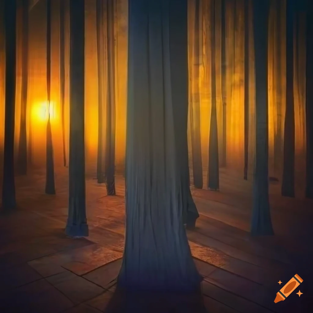 See unmittelbar vor einer kleinen klippe bei sonnenuntergang, rundherum ...