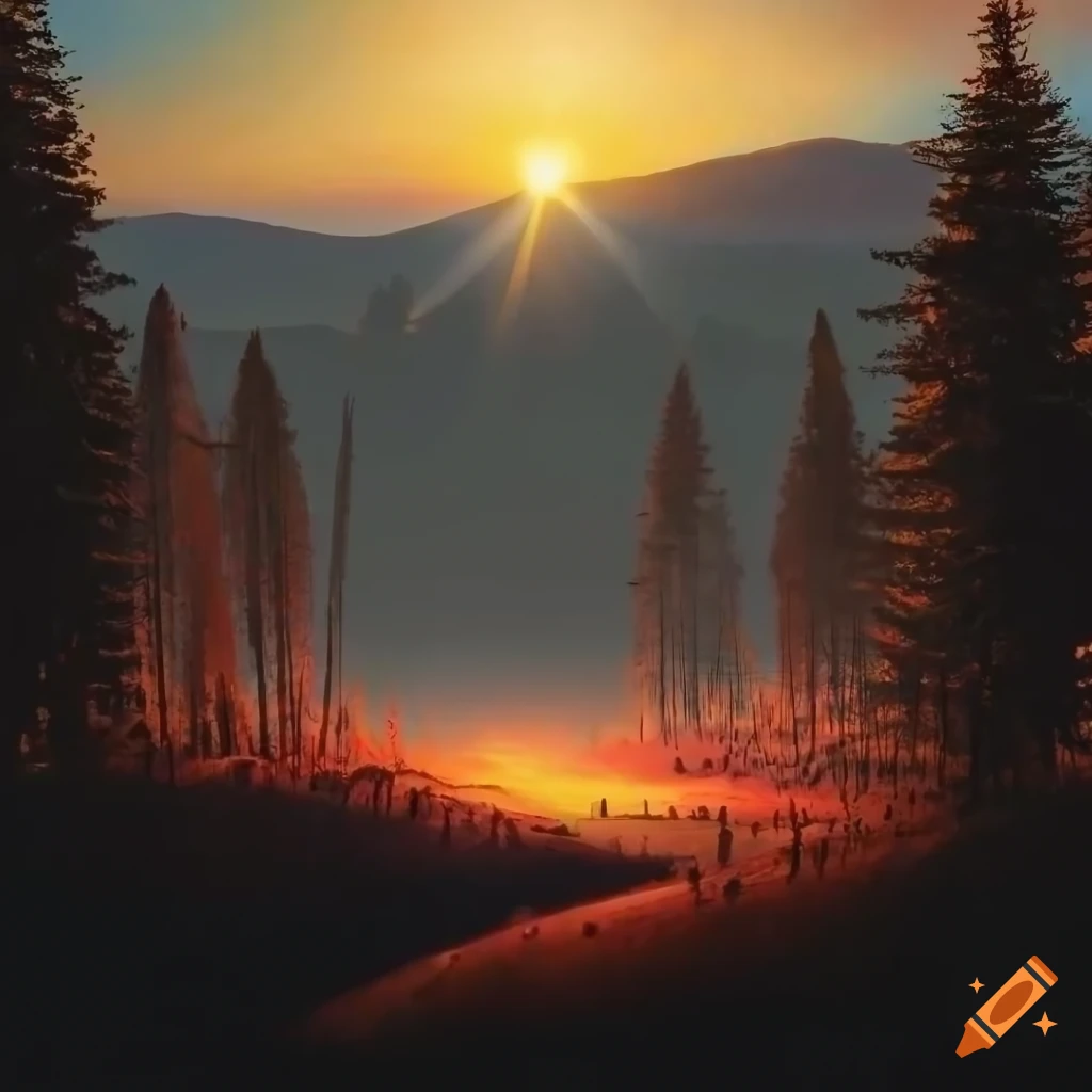 See unmittelbar vor einer kleinen klippe bei sonnenuntergang, rundherum ...