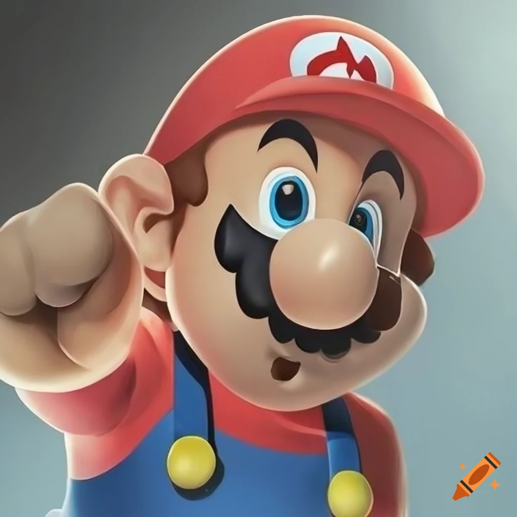 Mario poster on Craiyon