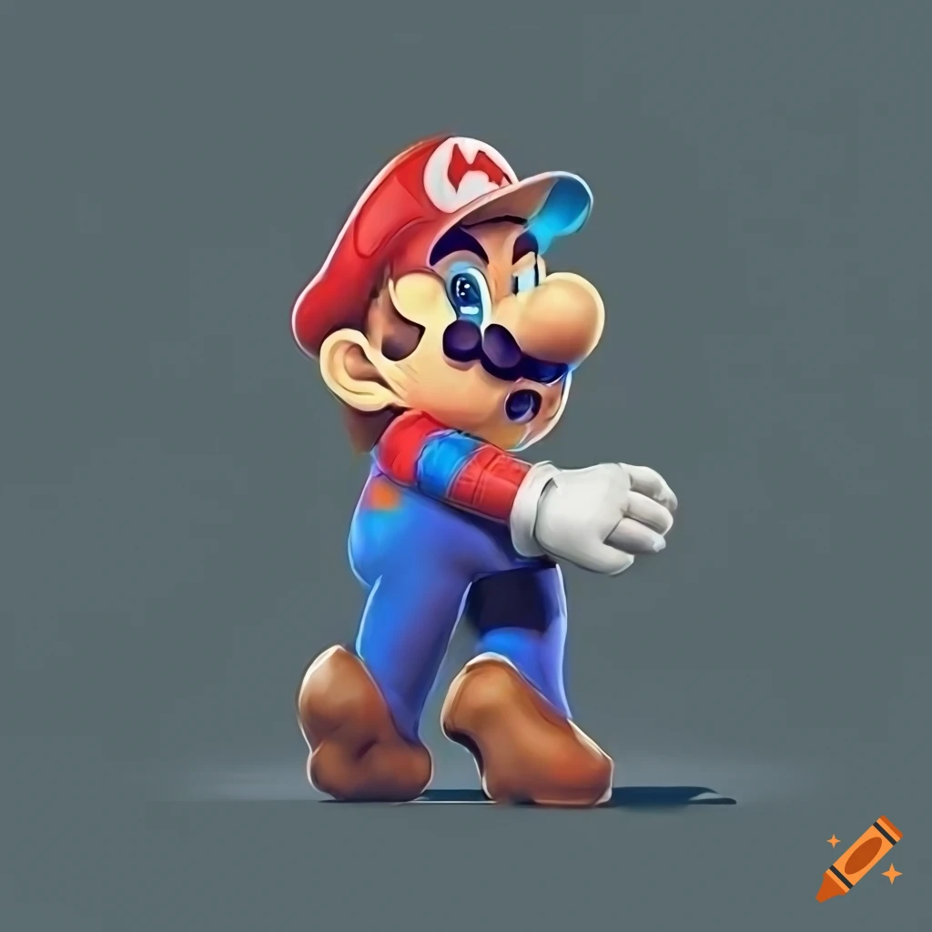 Mario poster on Craiyon