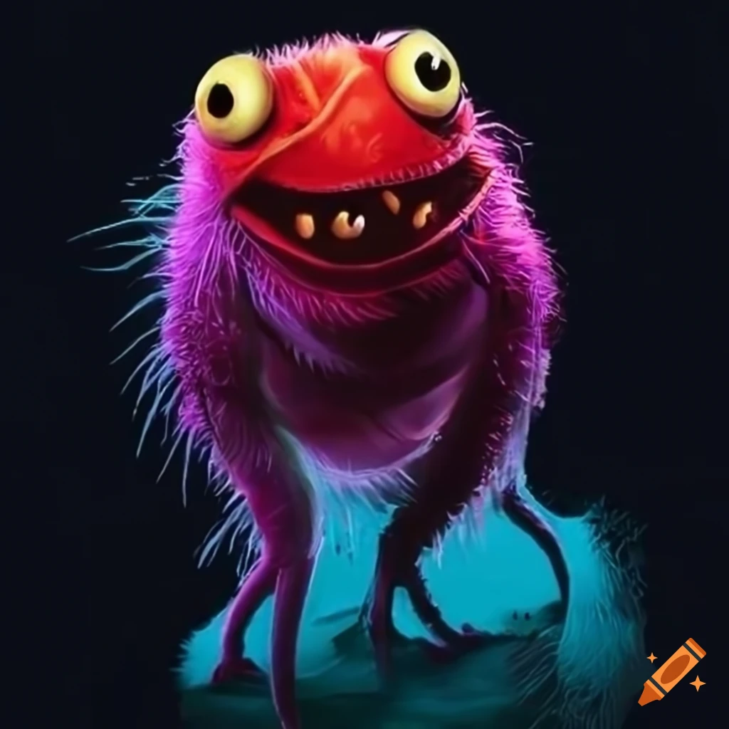 Lovely monsters on Craiyon