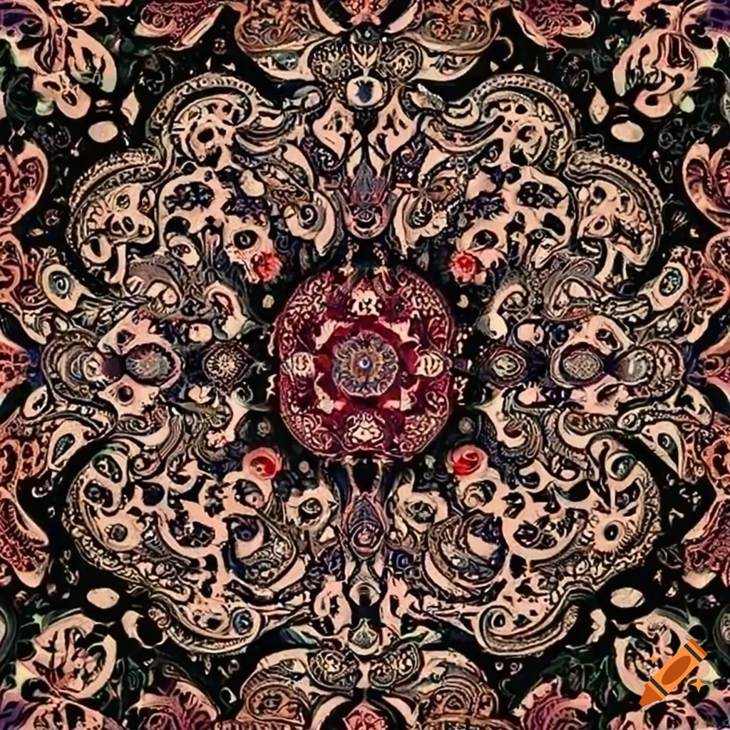 Create a seamless pattern featuring the iconic paisley motif, which is ...