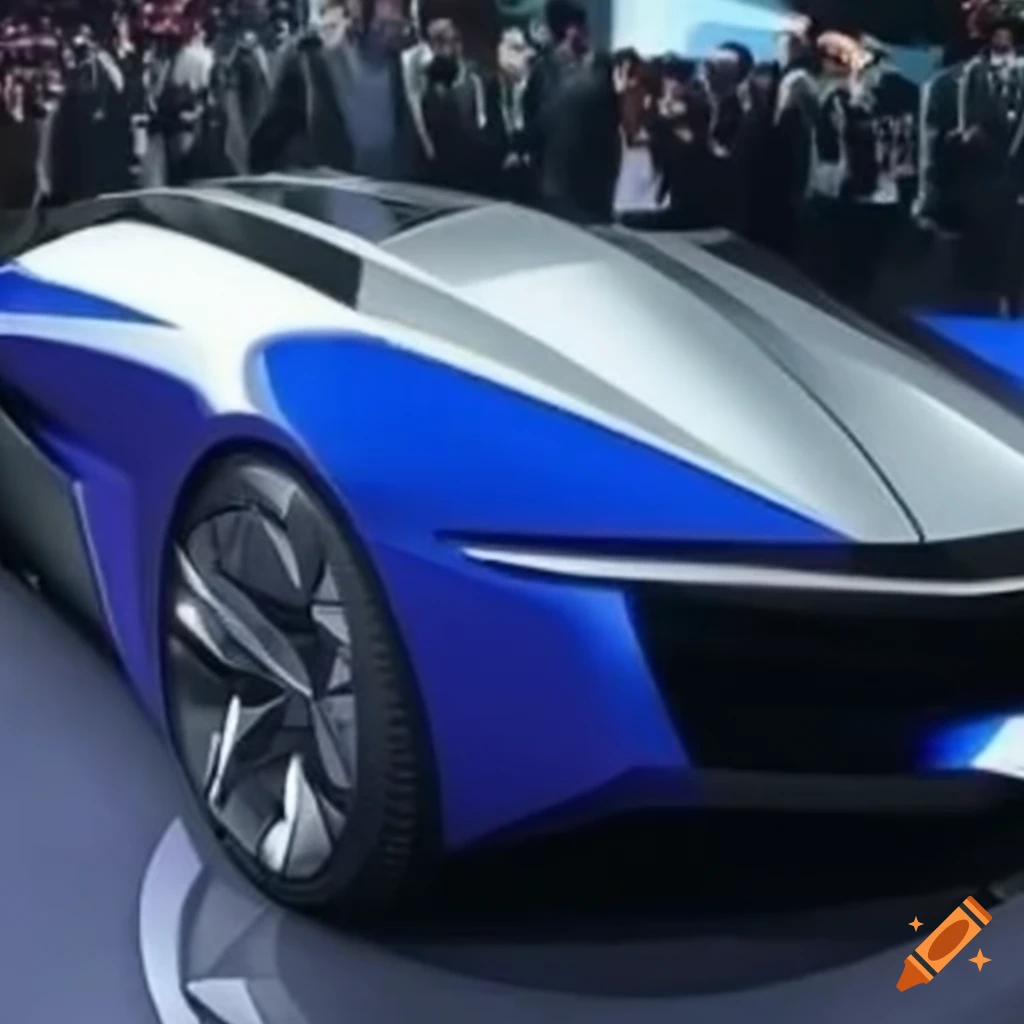 Futuristic concept car delorian dmc 12 2026
