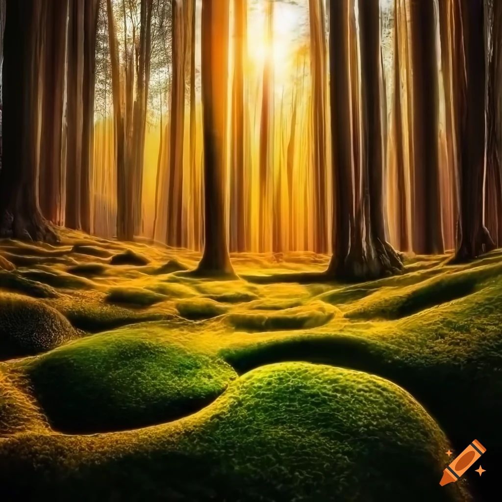 See unmittelbar vor einer kleinen klippe bei sonnenuntergang, rundherum ...