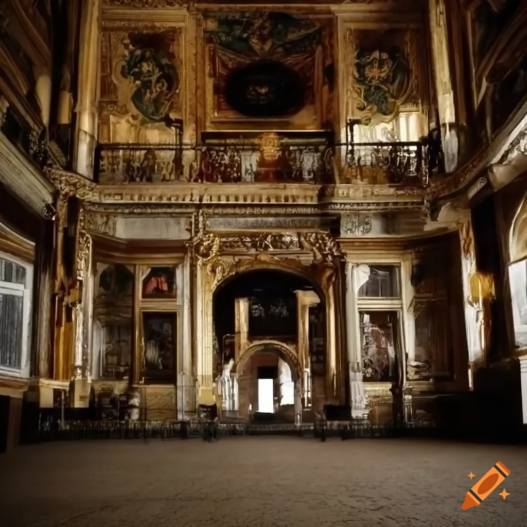 Interior of elsa's palace