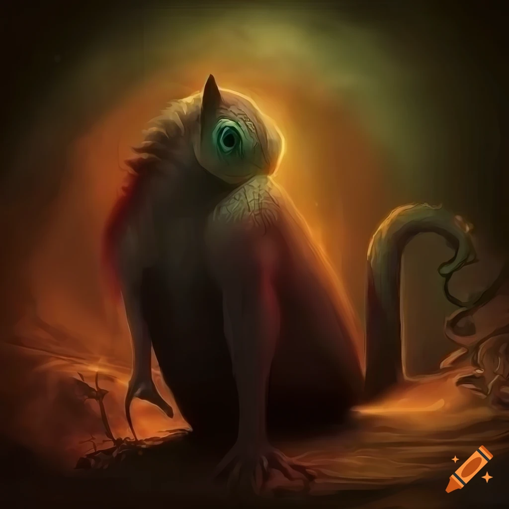 Creatures in the spirit world digital art