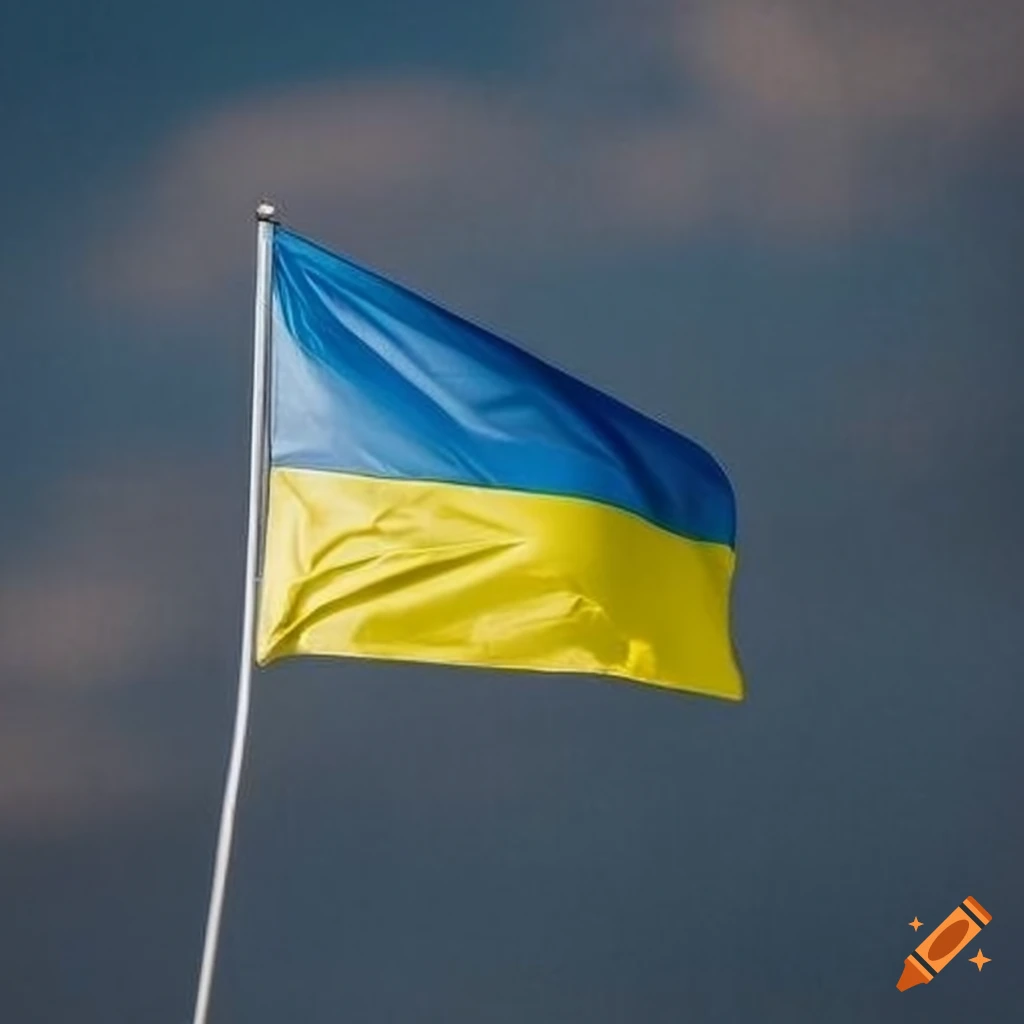 Ukrainian flag on Craiyon
