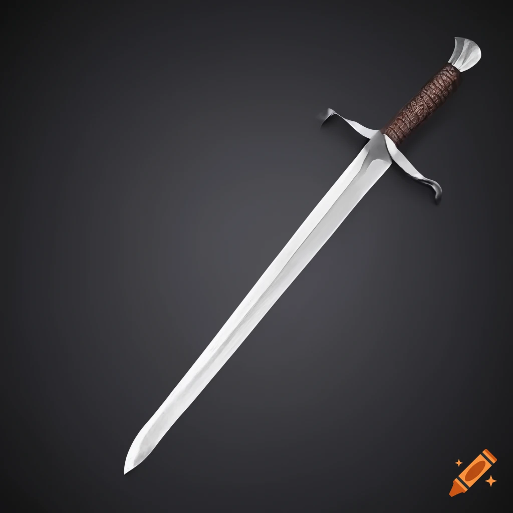 A simple straight sword on Craiyon