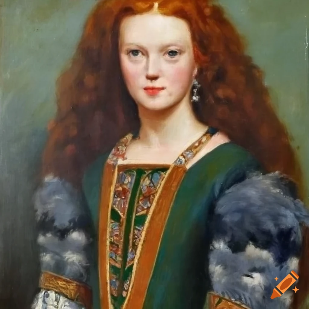 Oil painting portrait by artist León François Comerre depicting a late ...