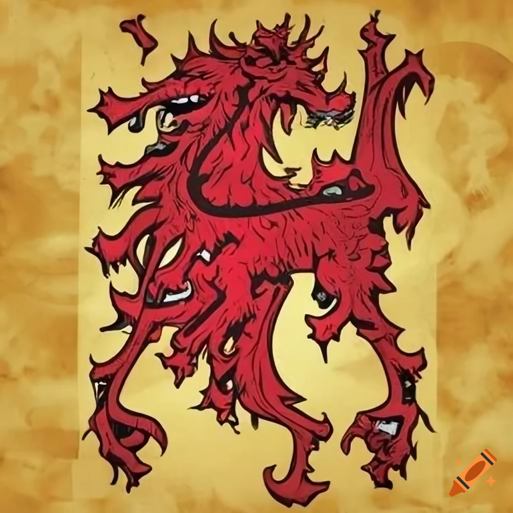 Heraldry Symbols Dragon