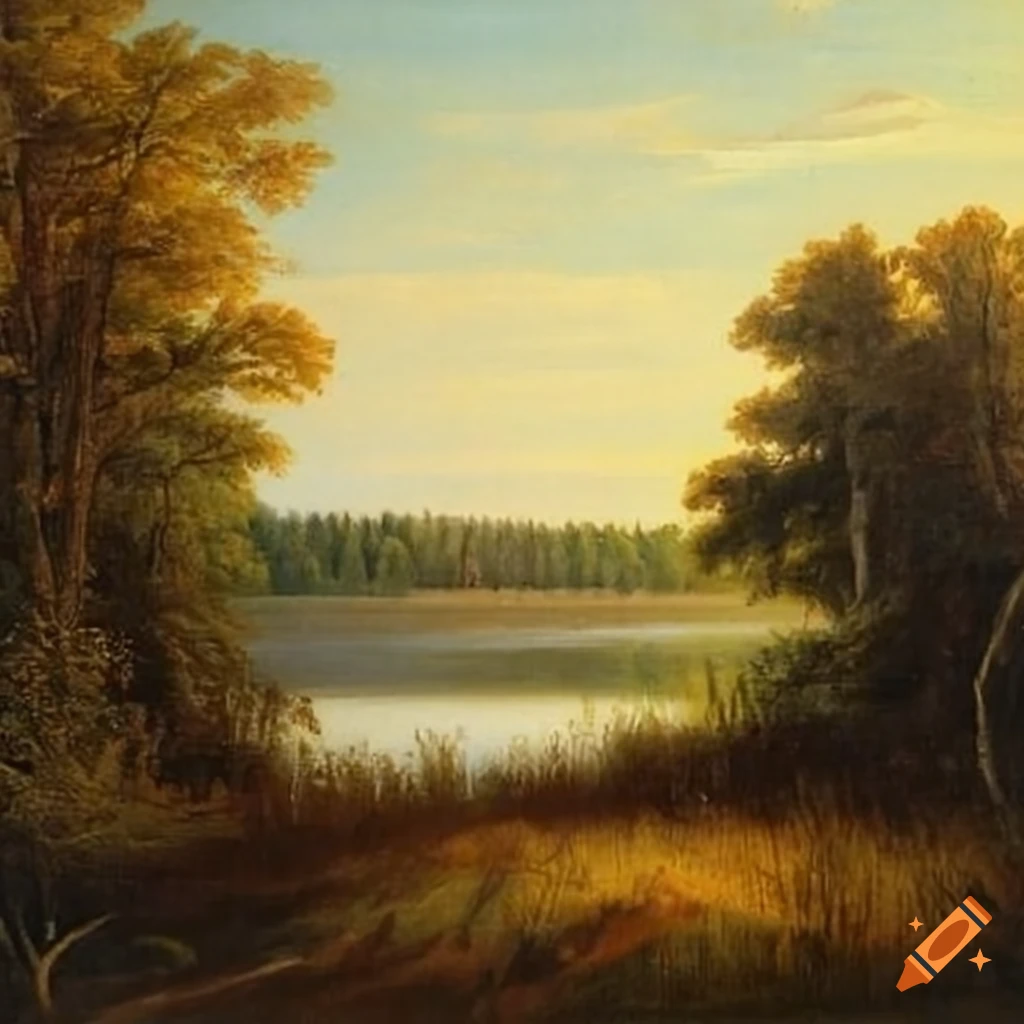 Landscape painting of minnesota in the 1840s