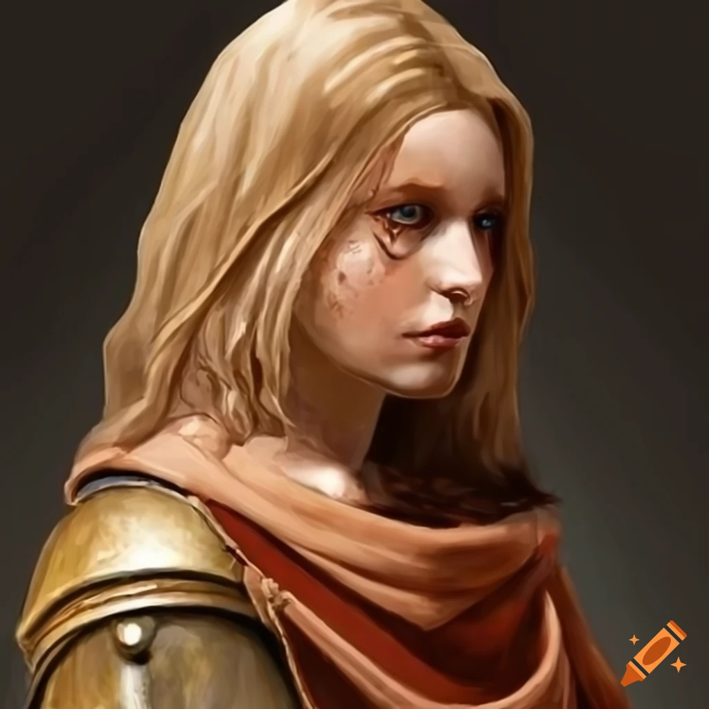 Germanic female medieval on Craiyon