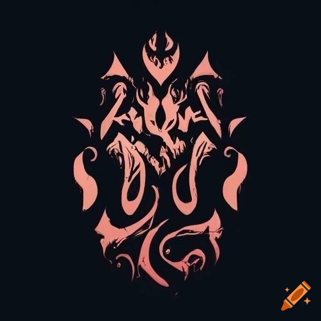 A logo text "azami" with thistle on Craiyon