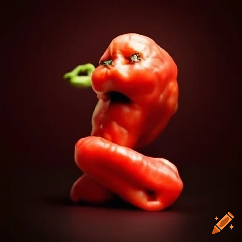 Pepper man on Craiyon