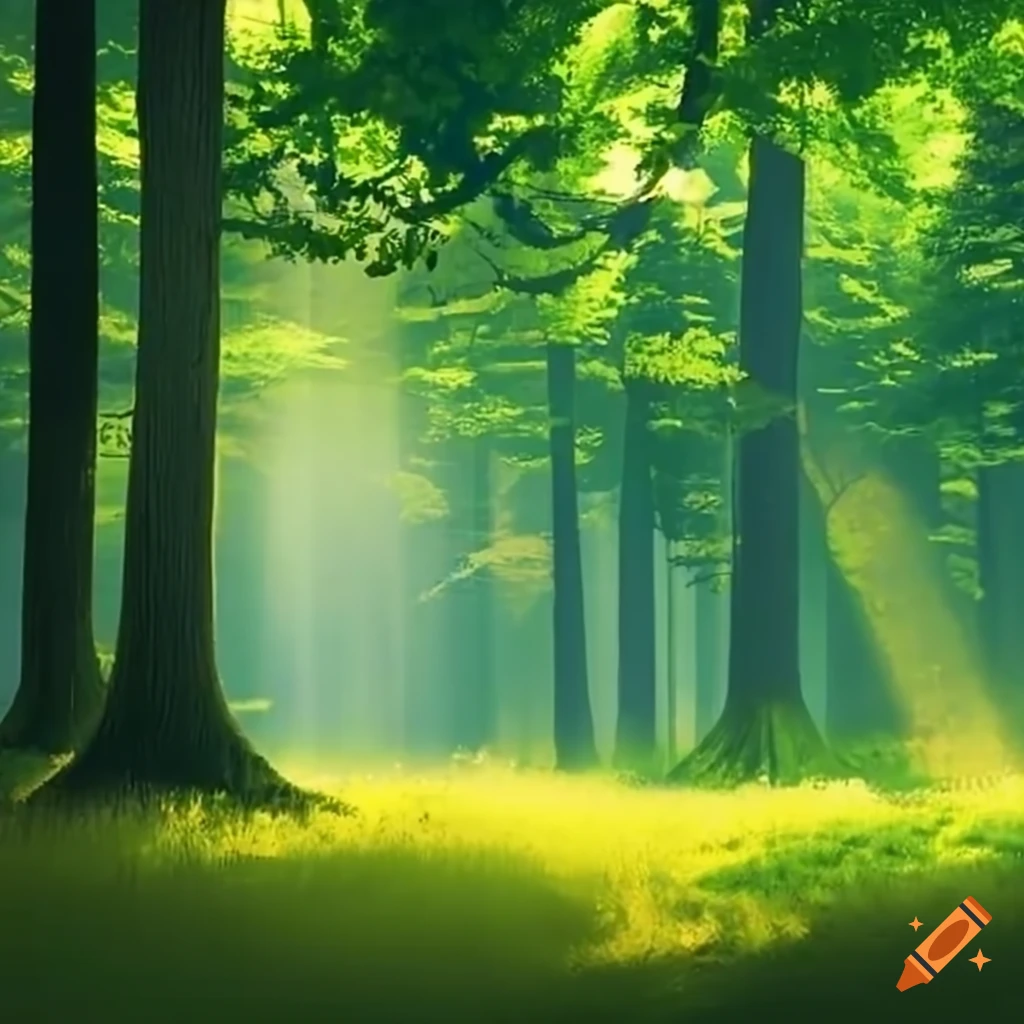 Sunny forest